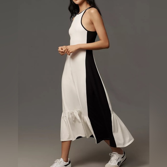 Anthropologie | Dresses | Daily Practice Colorblock Racer Midi Dress ...